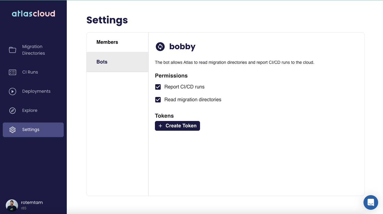 Creating Bots Atlas Open Source Database Schema Management Tool